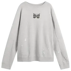 Needles Deconstructed Sweatshirt - Heather Grey