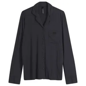 SKIMS Sleep Long Sleeve Button Up Set - Onyx