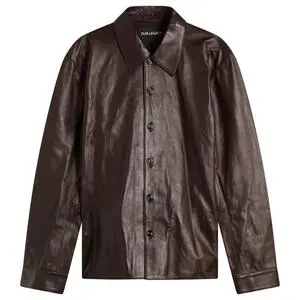 Our Legacy Calfskin Leather Welding Shirt