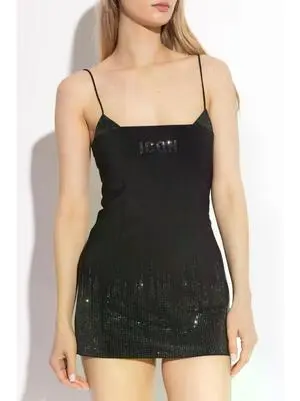 Dsquared2 Icon Rhinestone-embellished Mini Dress