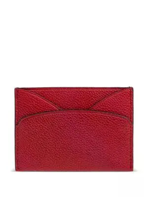 Tory Burch Romy Leather Card Holder - Red