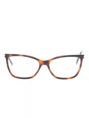 Saint Laurent Cat-eye Glasses - Brown