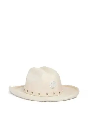 Fusalp Eyelet Ribbon Cowboy Hat - Neutrals
