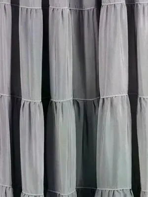 FORTE_FORTE Tiered Maxi Skirt - Grey