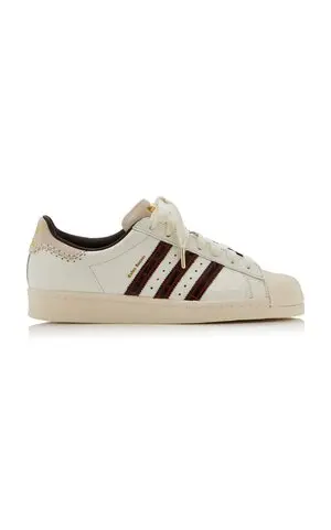 WALES BONNER X ADIDAS Superstar Leather Sneakers - Brown