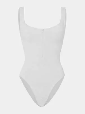 Hunza G Dallas One Piece Swimsuit - White