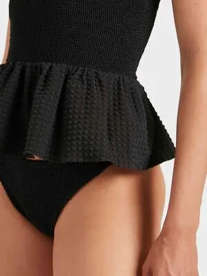 Hunza G Peplum Mini Swim Skirt