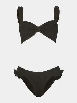 Hunza G Loretta Two Piece Bikini - Black