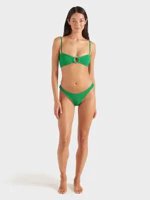 Hunza G Misty Bikini Set With Tonal Hoops