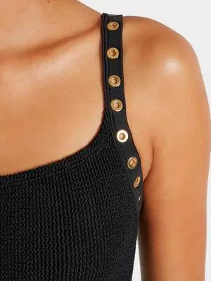 Hunza G Anora Eyelet Tank Dress