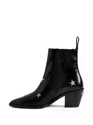 Zadig&Voltaire Tyler Ankle Boots With Star Motifs
