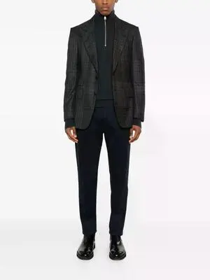 Marc O'polo Zip Neck Sweater - Blue