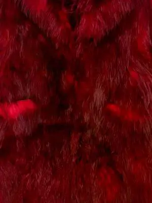 Blumarine Fur Coat - Red