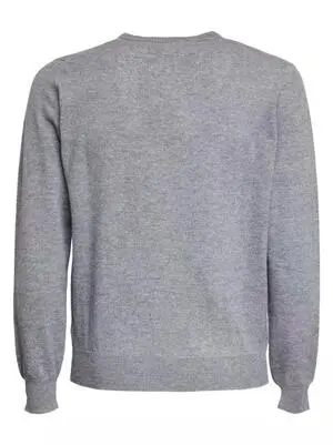 FILIPPO DE LAURENTIIS V-neck Long-sleeve Sweater - Grey