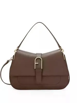 Furla Leather Satchel - Brown