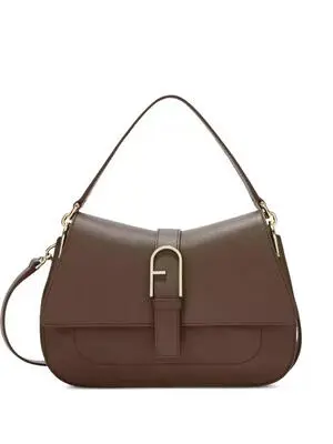 Furla Leather Satchel - Brown