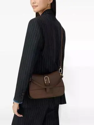 Furla Flow Handheld And Shoulder Bag - Brown