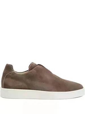 AURELIEN Aur3 Suede Sneakers - Grey