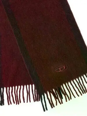 DIESEL® X Fringed Logo Scarf