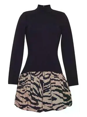 Cara Cara Issa Zebra-print Mini Dress