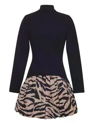Cara Cara Issa Zebra-print Mini Dress
