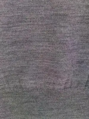 FILIPPO DE LAURENTIIS Crew Neck Merino Wool Sweater - Grey