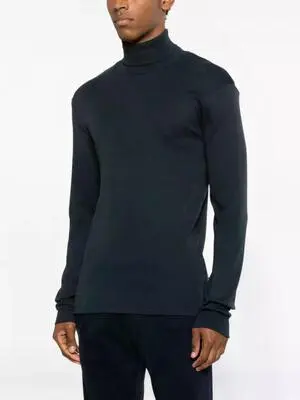 Marc O'polo Long-sleeve Roll-neck Top - Blue