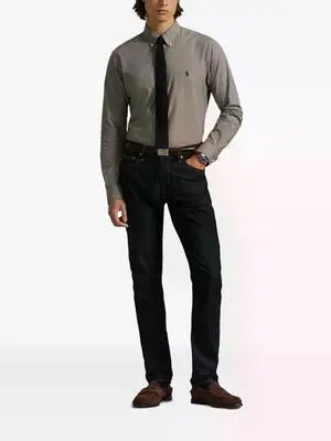 Polo Ralph Lauren Long-sleeve Poplin Shirt - Grey