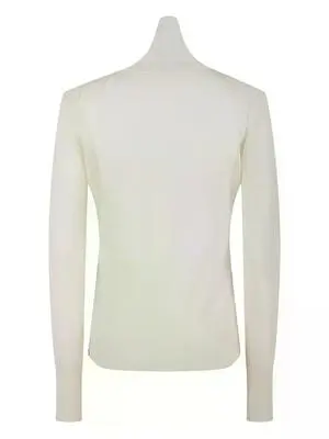 Ermanno Scervino Funnel-neck Wool Top