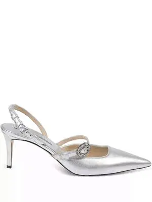 Ermanno Scervino Buckle Slingback Pumps