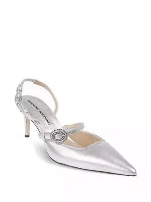 Ermanno Scervino Buckle Slingback Pumps