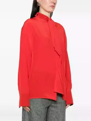 Victoria Beckham Tie-neck Blouse - Red
