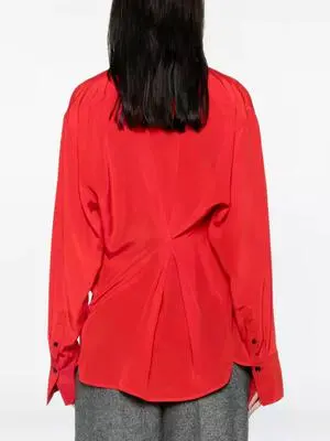 Victoria Beckham Tie-neck Blouse - Red