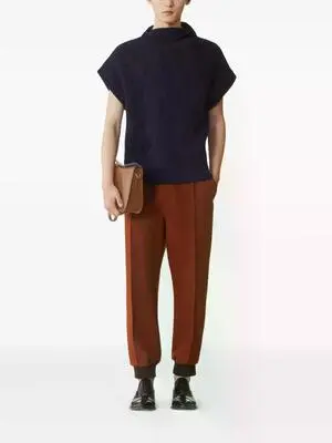 LANVIN Elasticated-cuff Wool Trousers