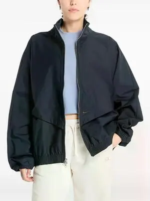 Women's Oversized Black Bomber Jackets