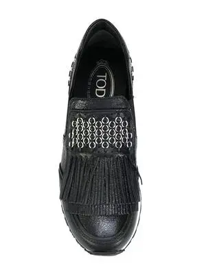 TOD'S Fringed Slip-on Sneakers
