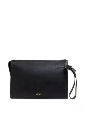 Versace La Medusa Zipped Clutch - Black