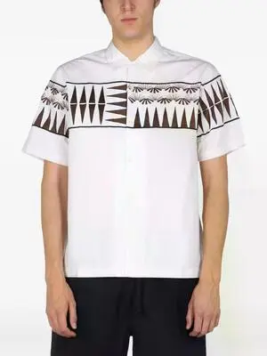 Universal Works Geometric-print Shirt