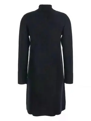 ALLUDE Roll-neck Fine-knit Midi Dress