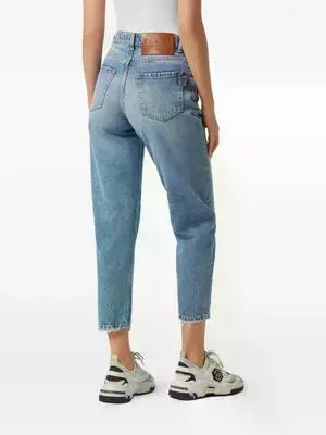Philipp Plein Tapered Cropped Jeans