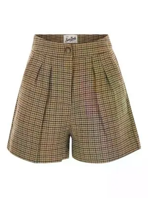 MC2 SAINT BARTH Houndstooth Pattern Shorts