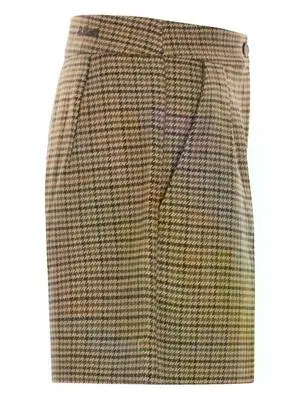 MC2 SAINT BARTH Houndstooth Pattern Shorts