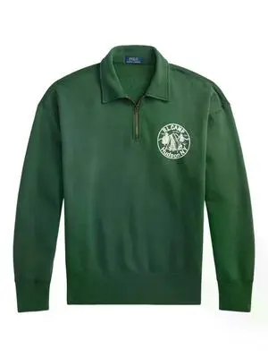 Ralph Lauren Zip-up Sweatshirt - Green