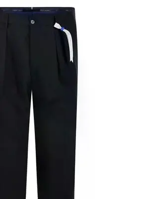 SANTANIELLO Pleated-front Trousers