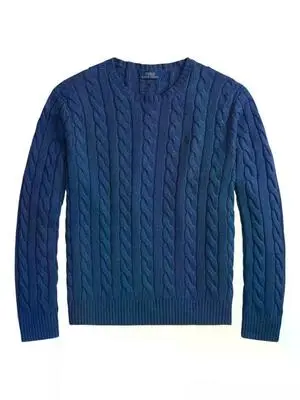 Polo Ralph Lauren Cable-knit Long-sleeve Sweater - Blue