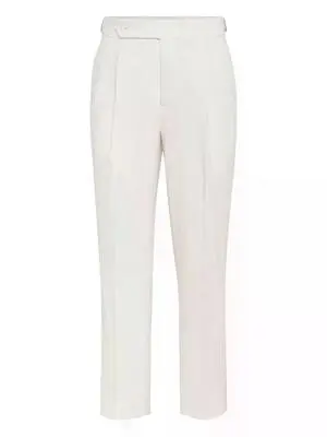Brunello Cucinelli Tailored Trousers - White