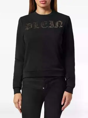 Philipp Plein Crystal-embellished Sweatshirt - Black