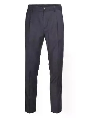 L.B.M. 1911 Buttoned Wool-blend Pants