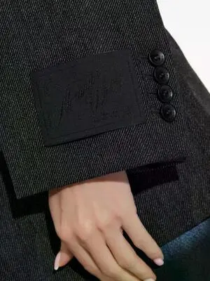 Alexander Wang Elastic-waistband Blazer - Grey