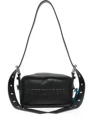 Patrizia Pepe Embossed Logo Shoulder Bag